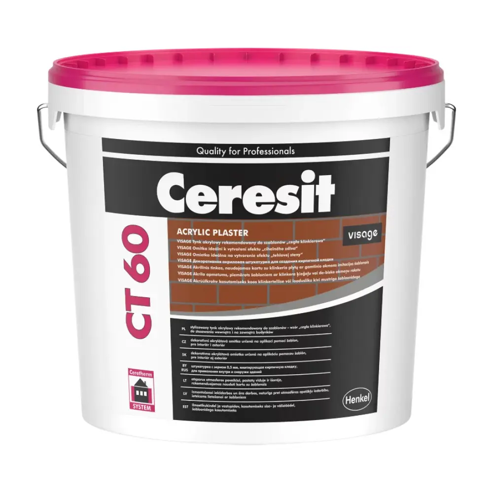 Ceresit CT60 VISAGE acrylic render 0.5mm - 25kg - TRANSPARENT | MROWKA - EWI & Building ...